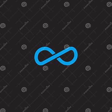Letter Dp Loop Overlapping Infinity Symbol Logo Vector Stock Vector ...