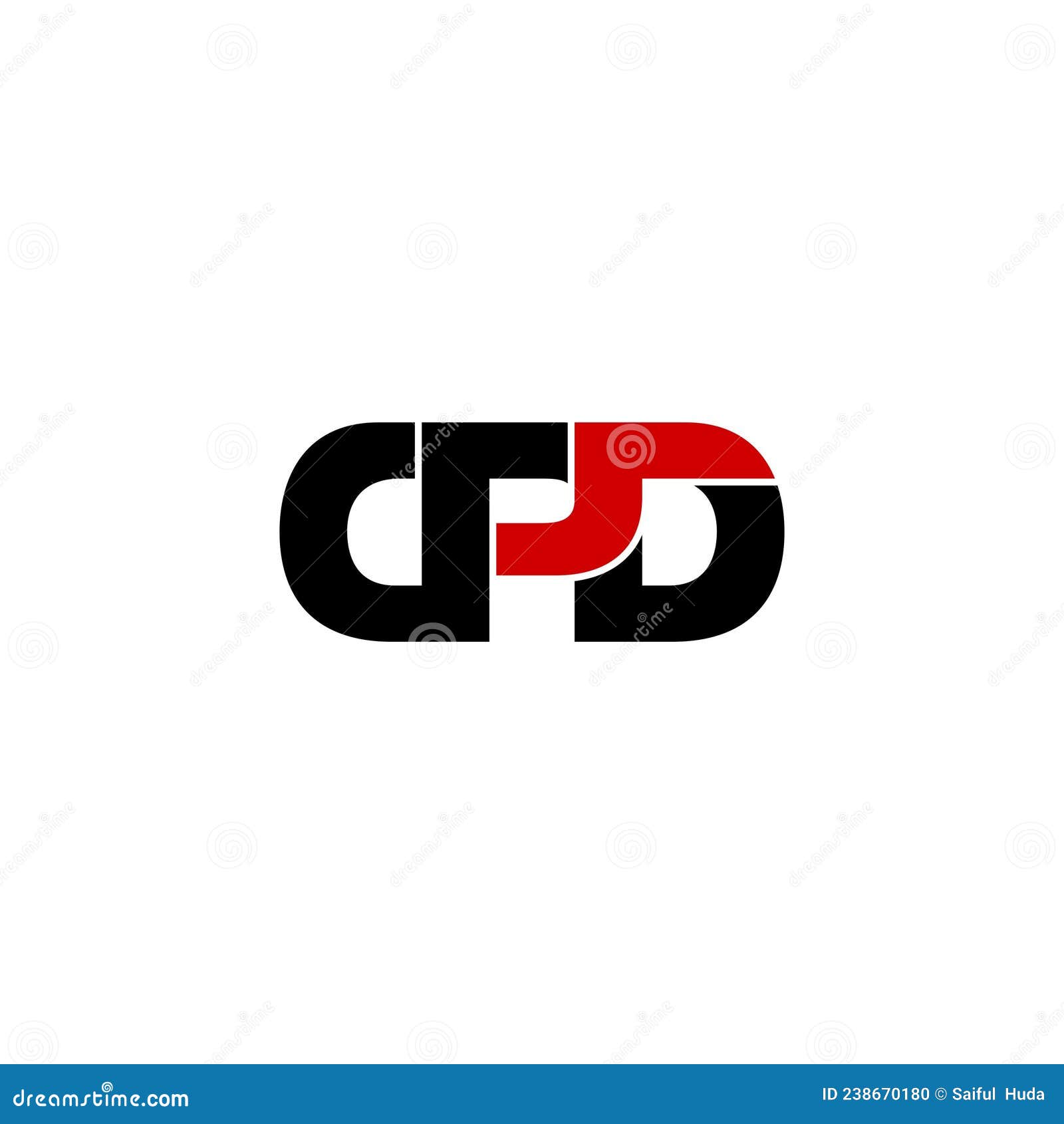 Letter DPD Simple Monogram Logo Icon Design. Stock Vector ...
