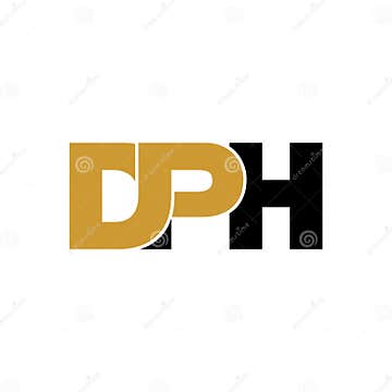 Letter DPH Simple Monogram Logo Icon Design. Stock Vector ...