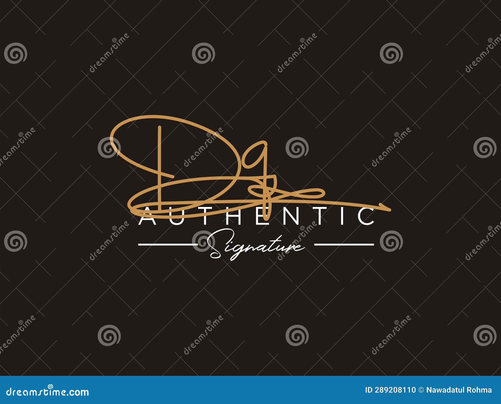 Letter DQ Signature Logo Template Vector Stock Vector - Illustration of ...