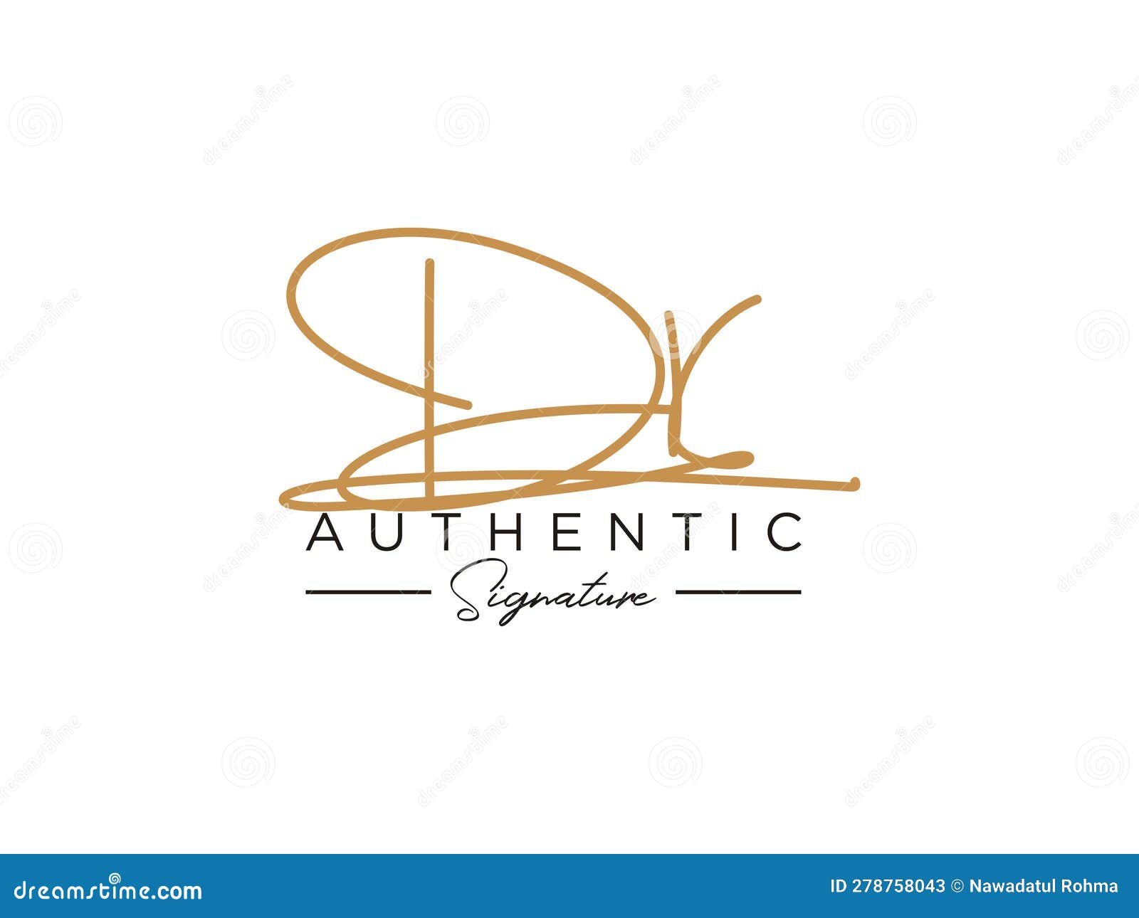Letter DR Signature Logo Template Vector Stock Vector - Illustration of ...
