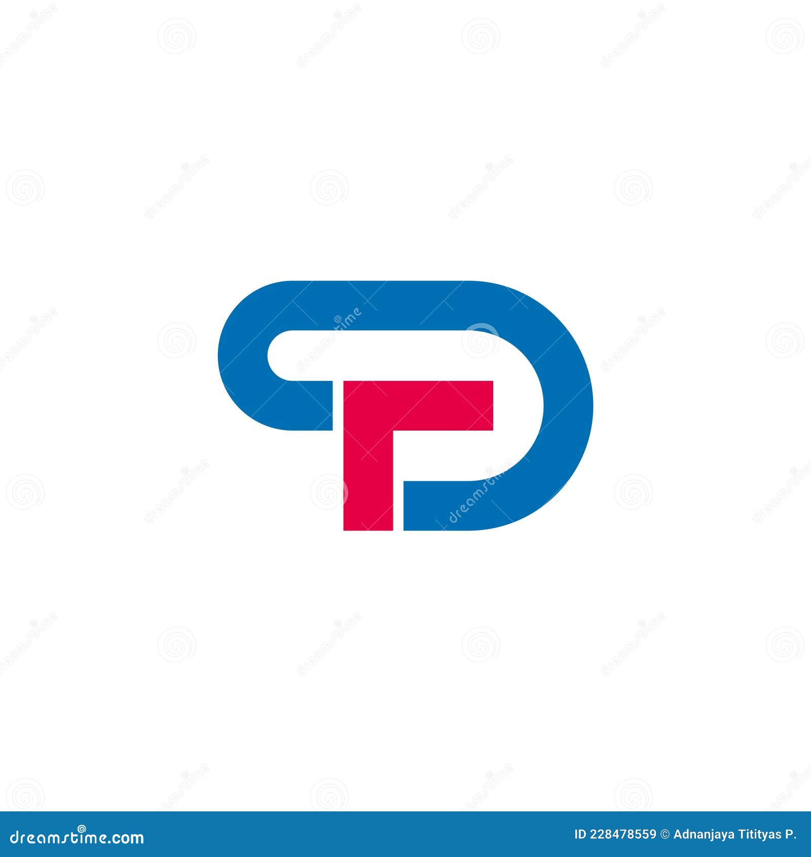 Letter Dr Simple Geometric Line Colorful Logo Vector Stock Vector ...