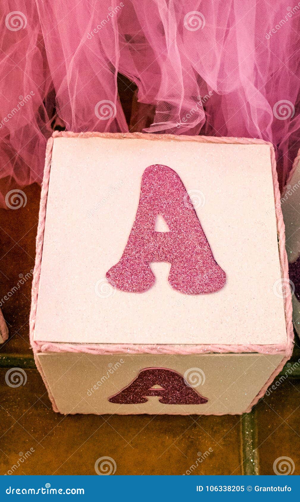 Letter a drawn in a cube stock image. Image of inspiration - 106338205