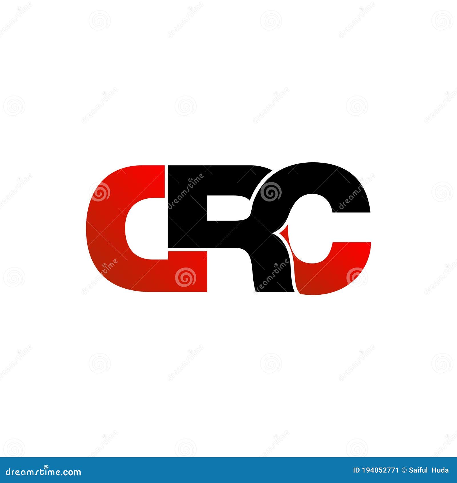 Letter DRC Simple Monogram Logo Icon Design. Stock Vector ...