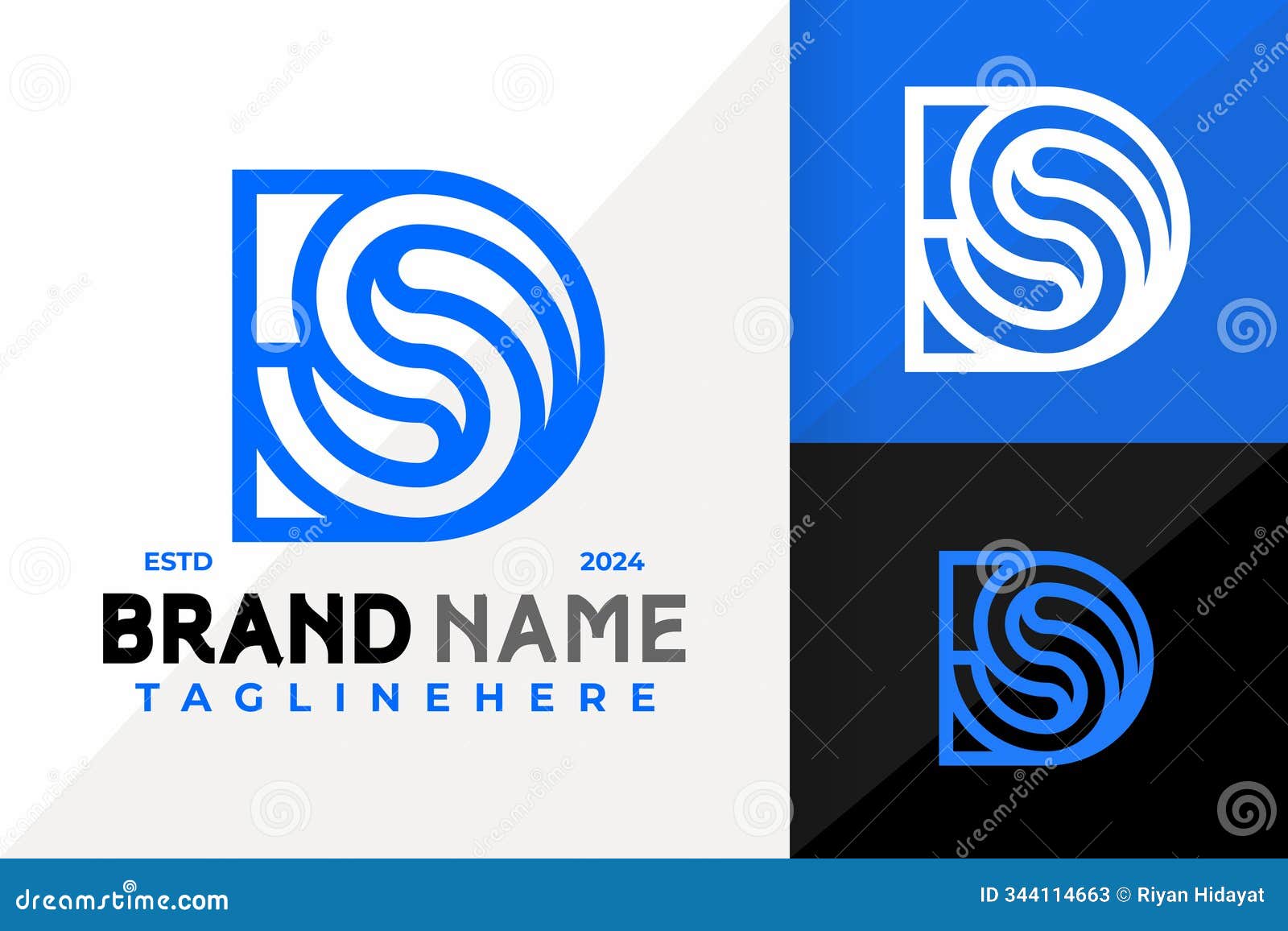 Letter Ds or Sd Logo Icon Vector Design. Creative Simple Logos Designs ...