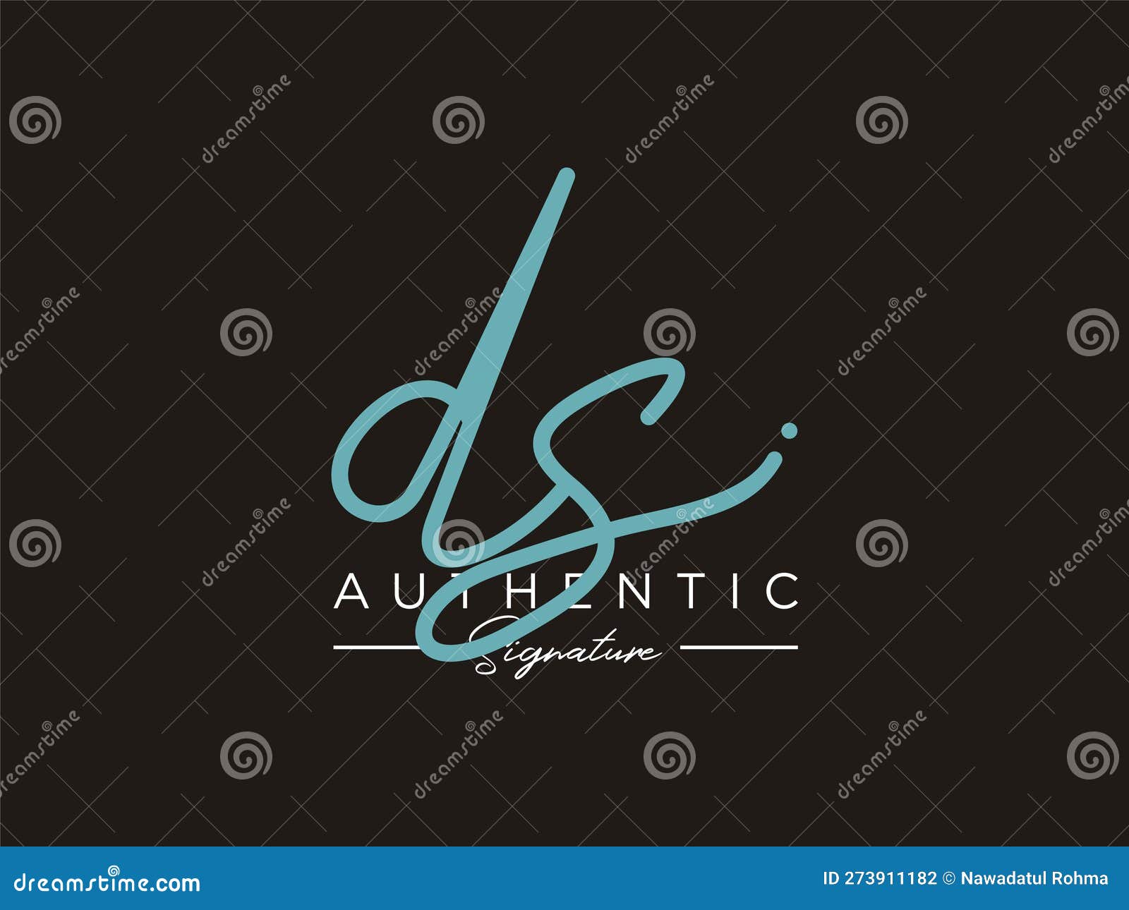 Letter DS Signature Logo Template Vector Stock Vector - Illustration of ...