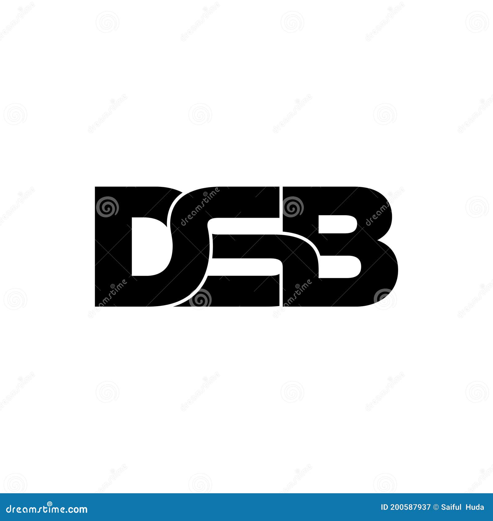 Letter DSB Simple Monogram Logo Icon Design. Stock Vector ...
