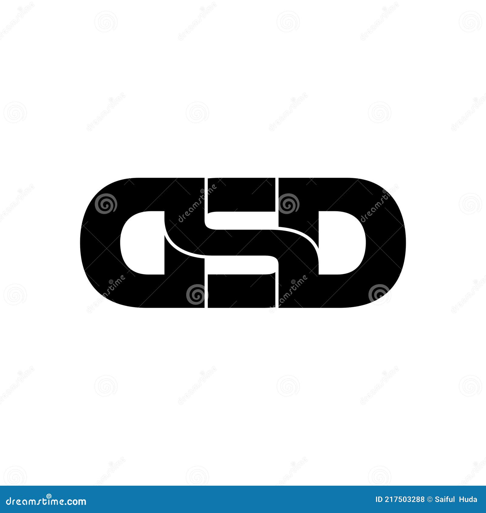 Letter DSD Simple Monogram Logo Icon Design. Stock Vector ...