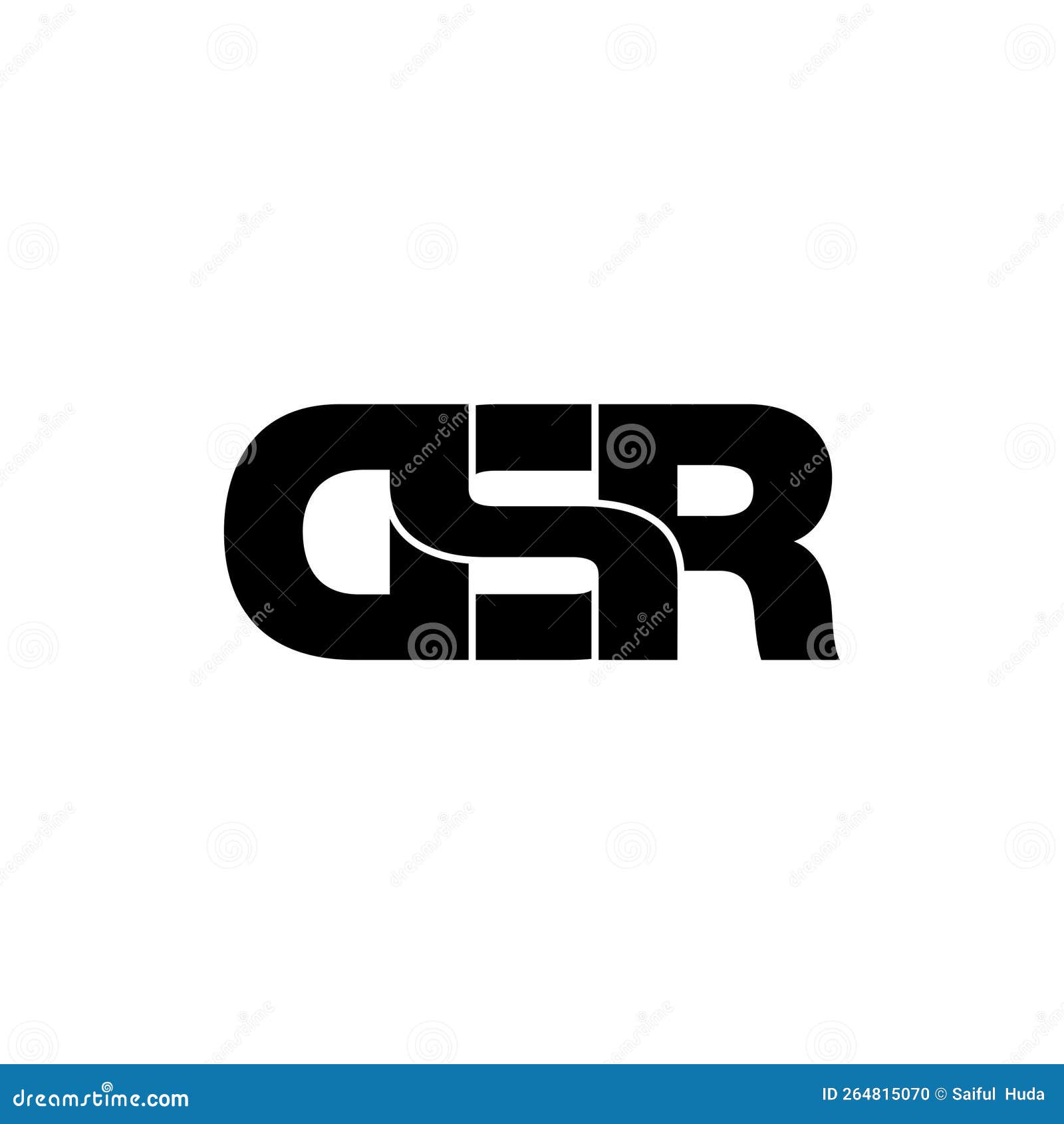 Letter DSR Simple Monogram Logo Icon Design. Stock Vector ...