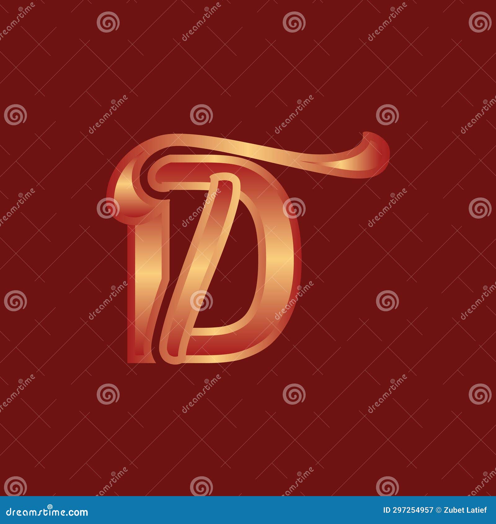 Letter DT Luxury Modern Monogram Logo Vector Design, Logo Initial ...
