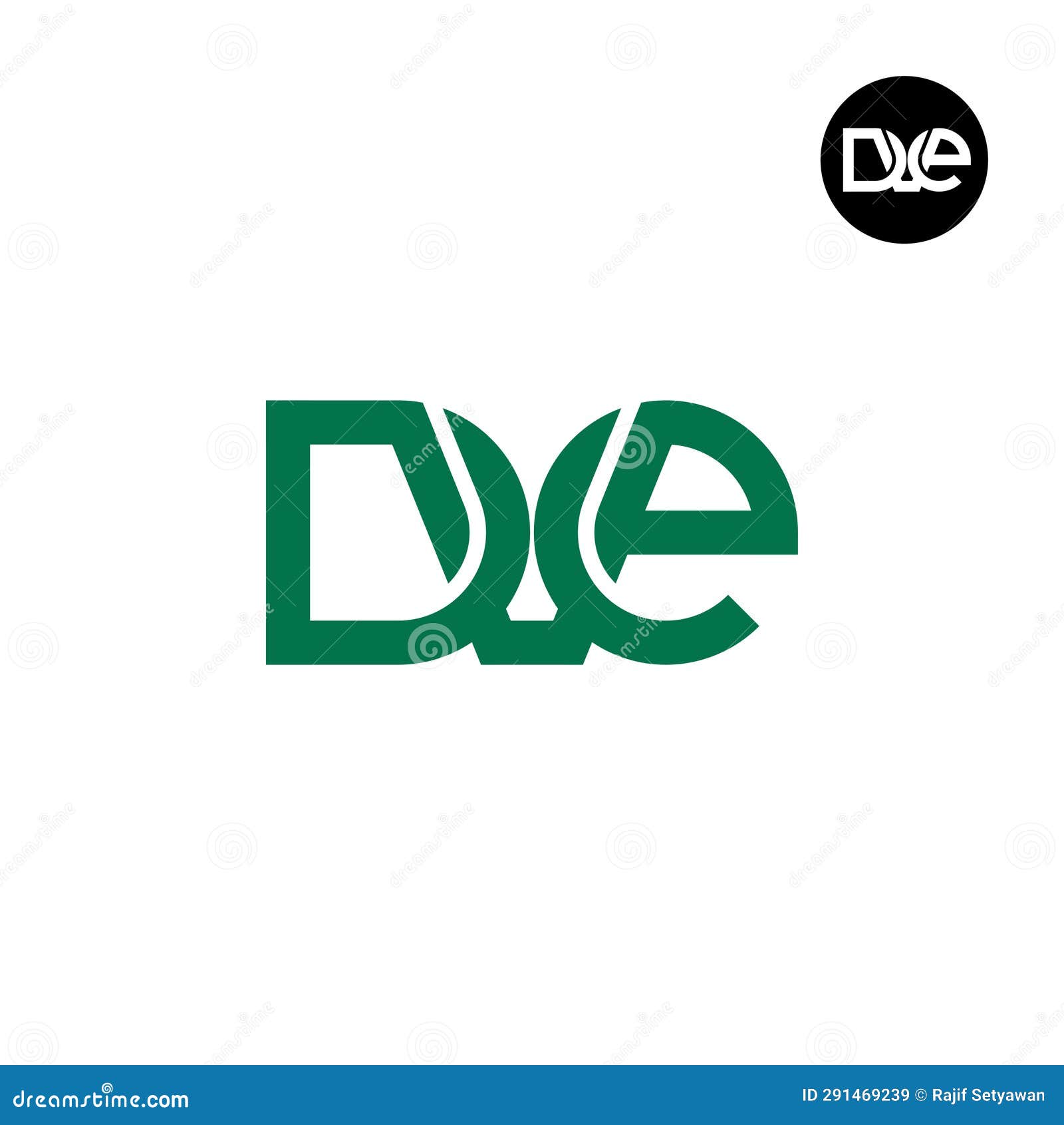 Letter DVE Monogram Logo Design Simple Stock Vector - Illustration of ...