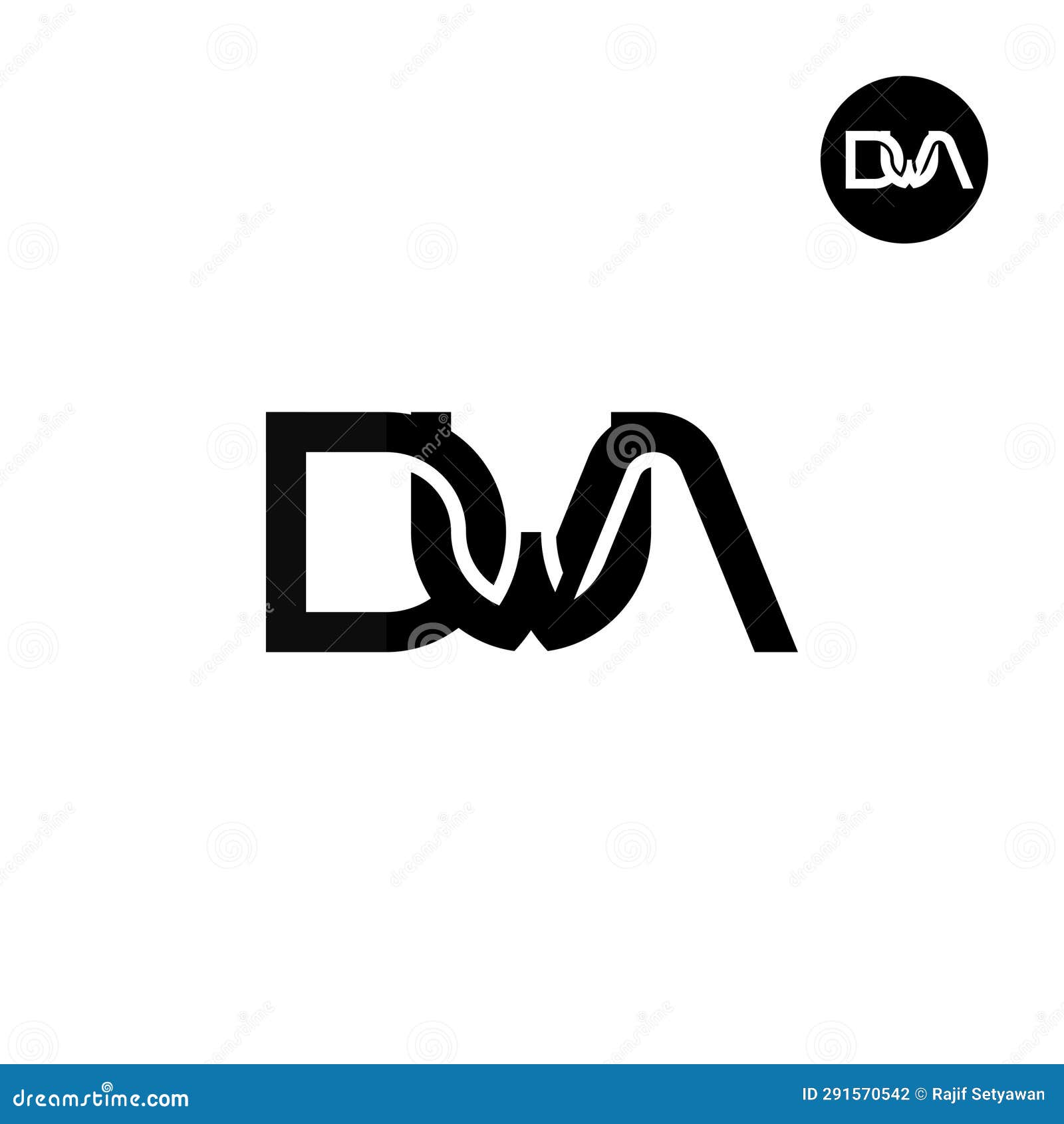 Dwa Monogram Stock Illustrations – 7 Dwa Monogram Stock Illustrations ...