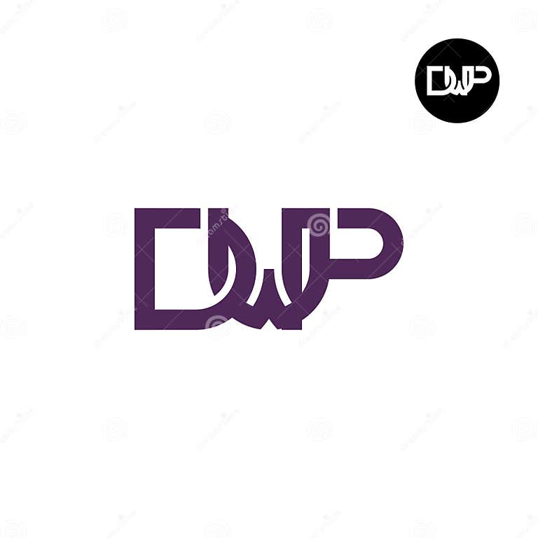 Letter DWP Monogram Logo Design Stock Illustration - Illustration of ...