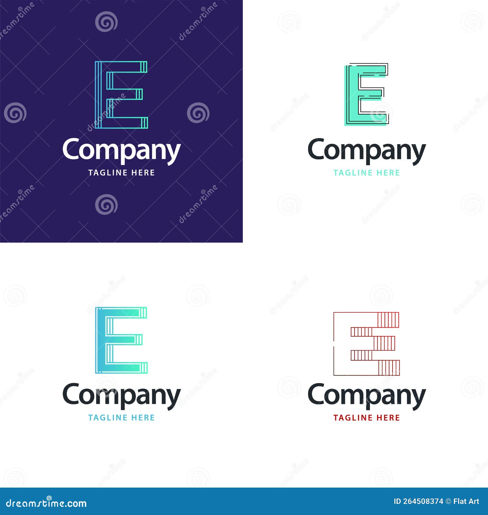 Letter E Big Logo Pack Design Creative Modern Logos Design for Your ...
