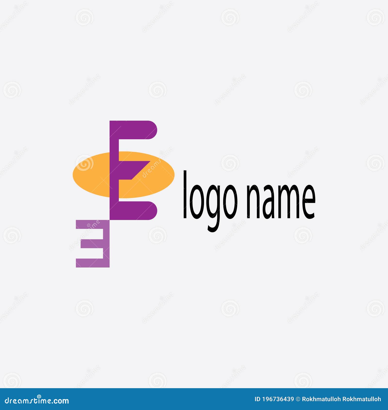 Letter E Creative Logo Color Template Illustration. Vector Design Stock ...