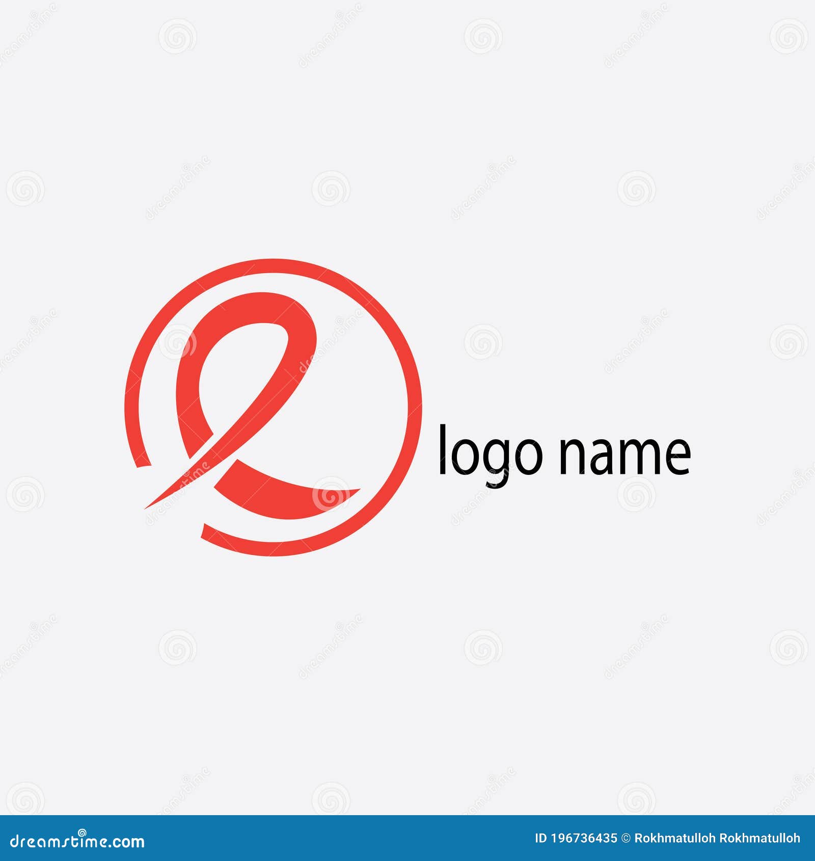 Letter E Creative Red Logo Illustration. Vector Design Stock Vector ...