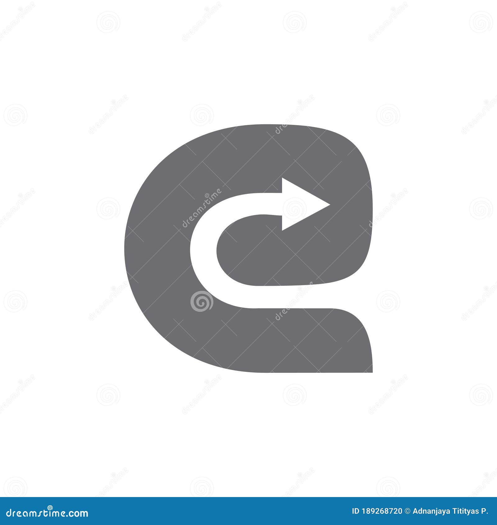 Letter E Curves Loop Smooth Logo Vector Stock Vector - Illustration of ...