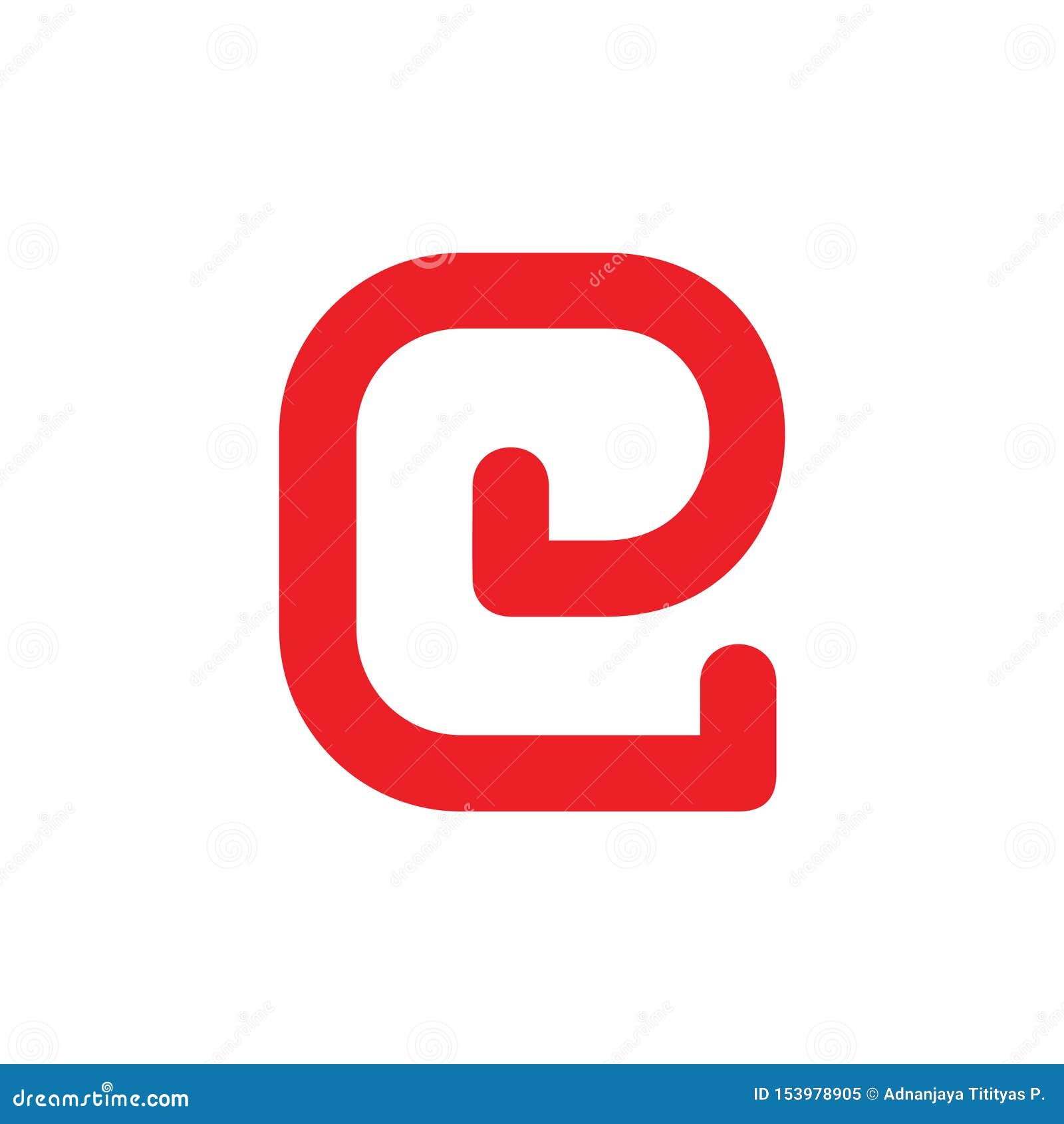 Letter e cute logo vector stock vector. Illustration of lettering ...