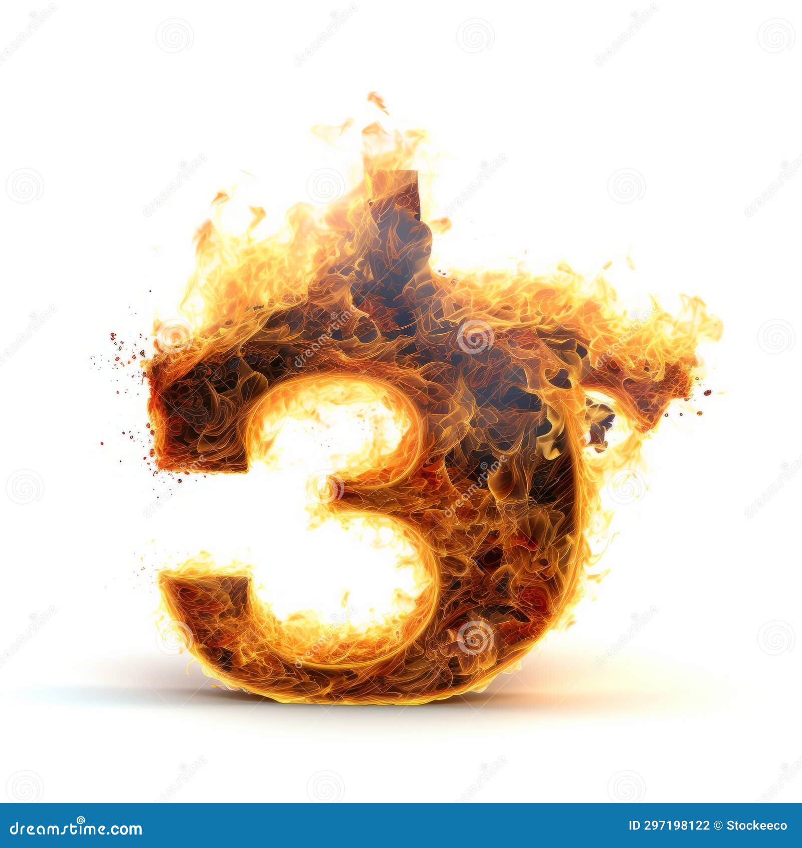 Luxurious Fire Text Effect with Burning Letter E Stock Illustration ...