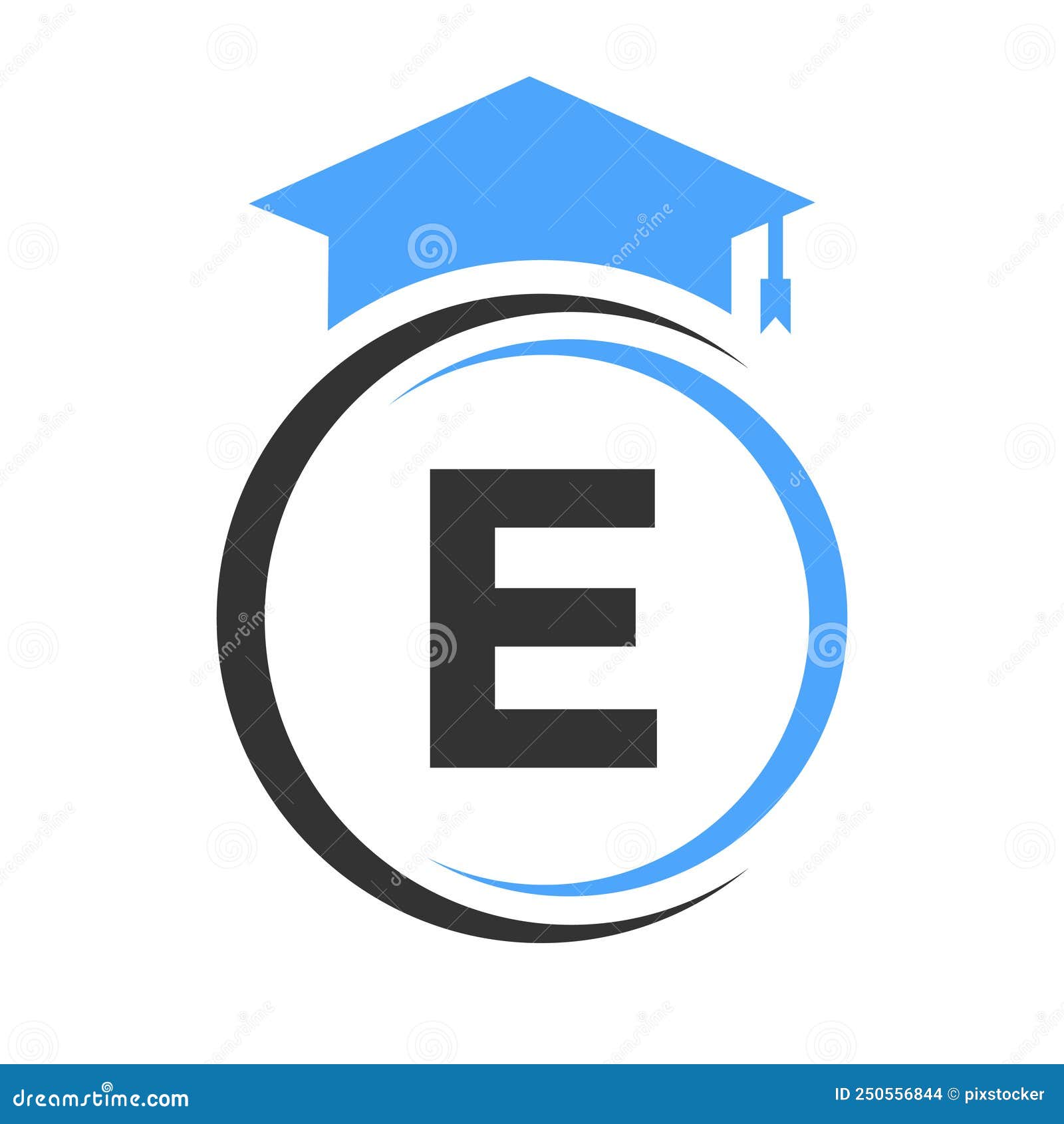 Letter E Education Logo Template. Education Logotype Concept with ...