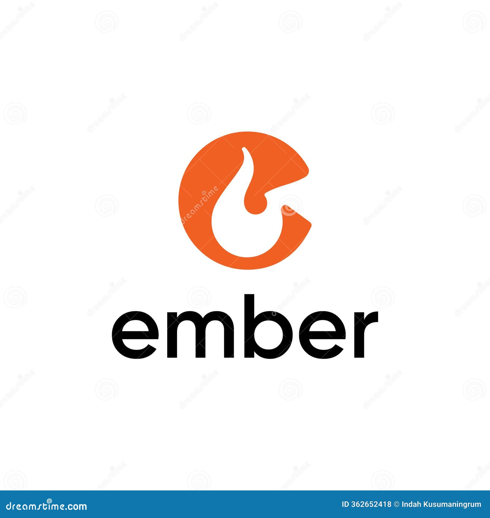 Letter E, Embers. Embers with Letter E Concept Stock Illustration ...
