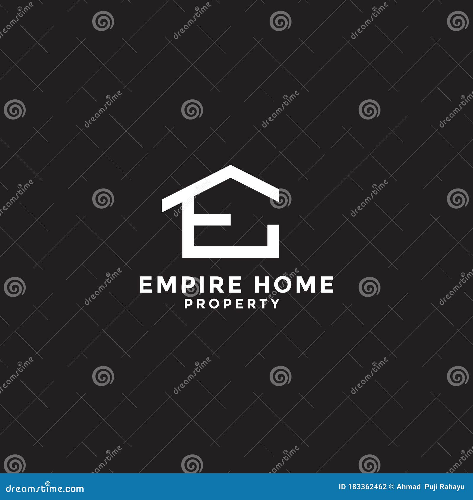 Letter E for Empire Home Property Logo Design Template Stock ...