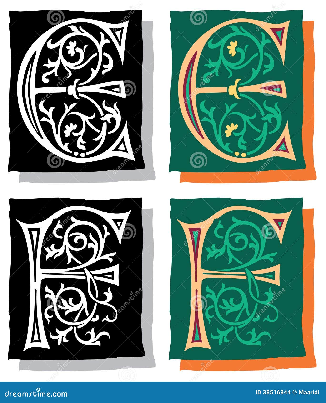 Letter E F Gray Color Stock Illustrations – 5 Letter E F Gray Color ...