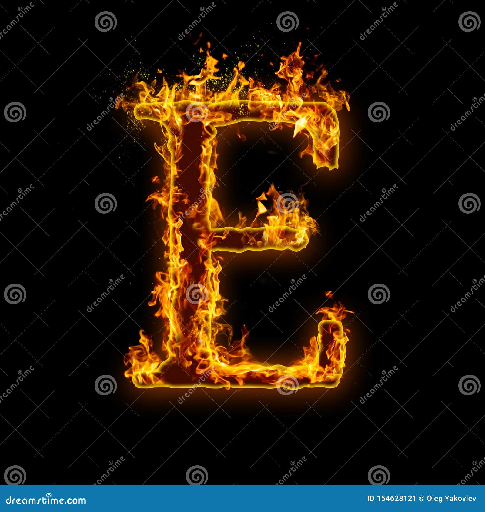 Fire Letters E