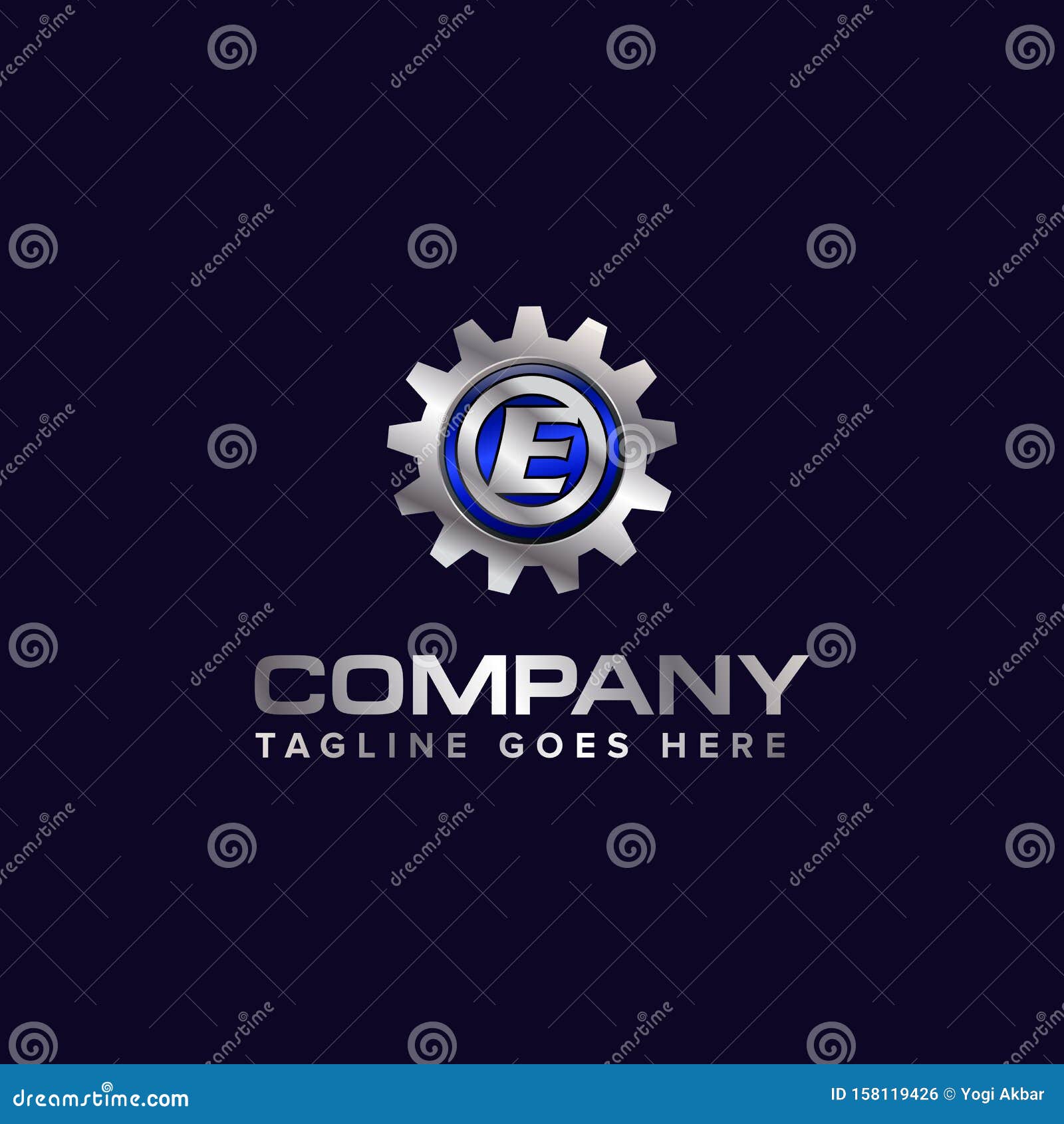 Letter E Gear Vector Template Logo. this Design is Suitable for ...