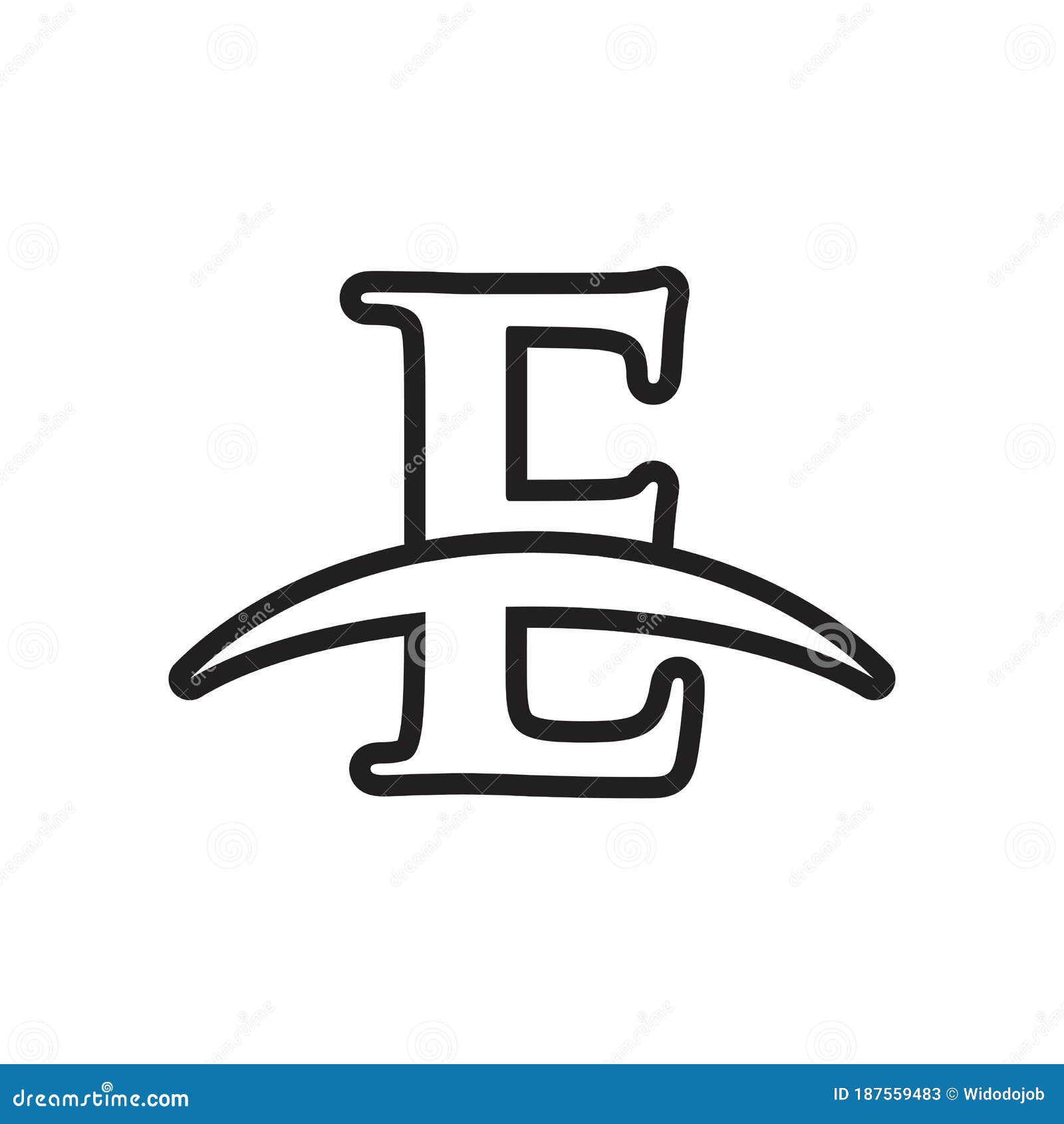 Letter E Icon Symbol Design Vector Stock Vector - Illustration of logo ...