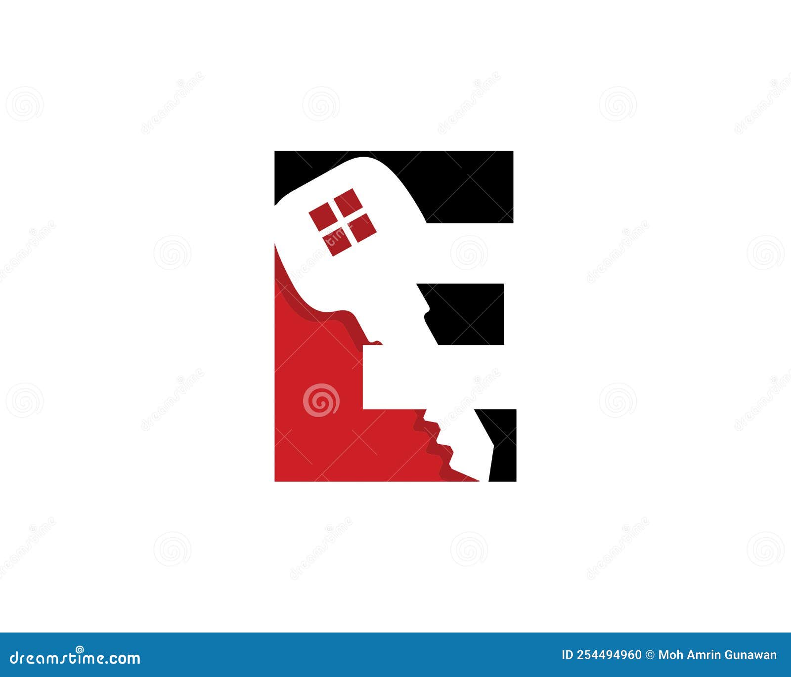 Letter E with Key Logo Design Vector Stock Vector - Illustration of ...