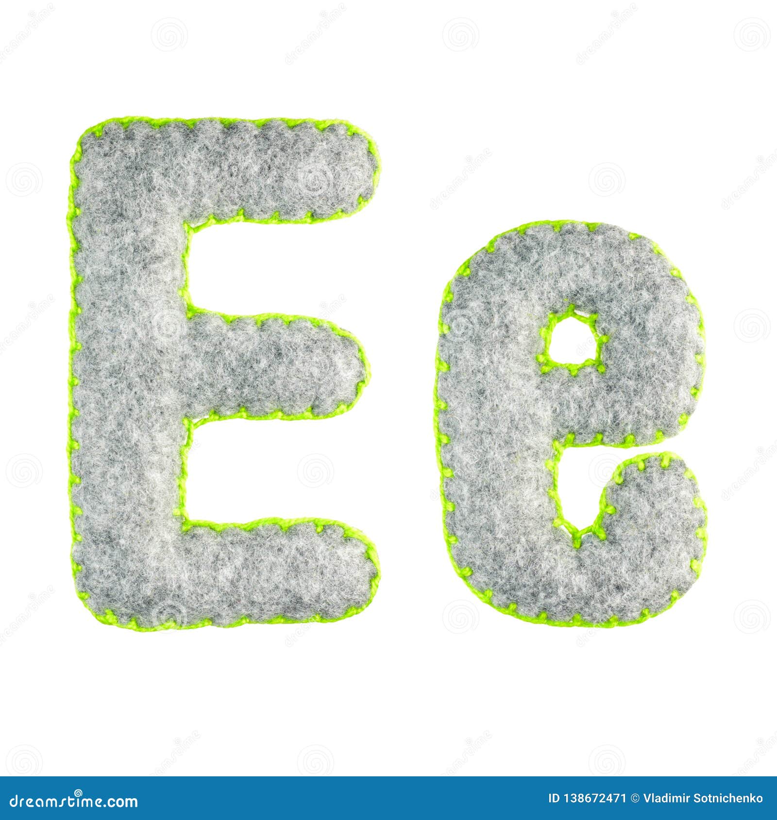 Handmade Gray Letter E Isolated on White Stock Image - Image of grey ...