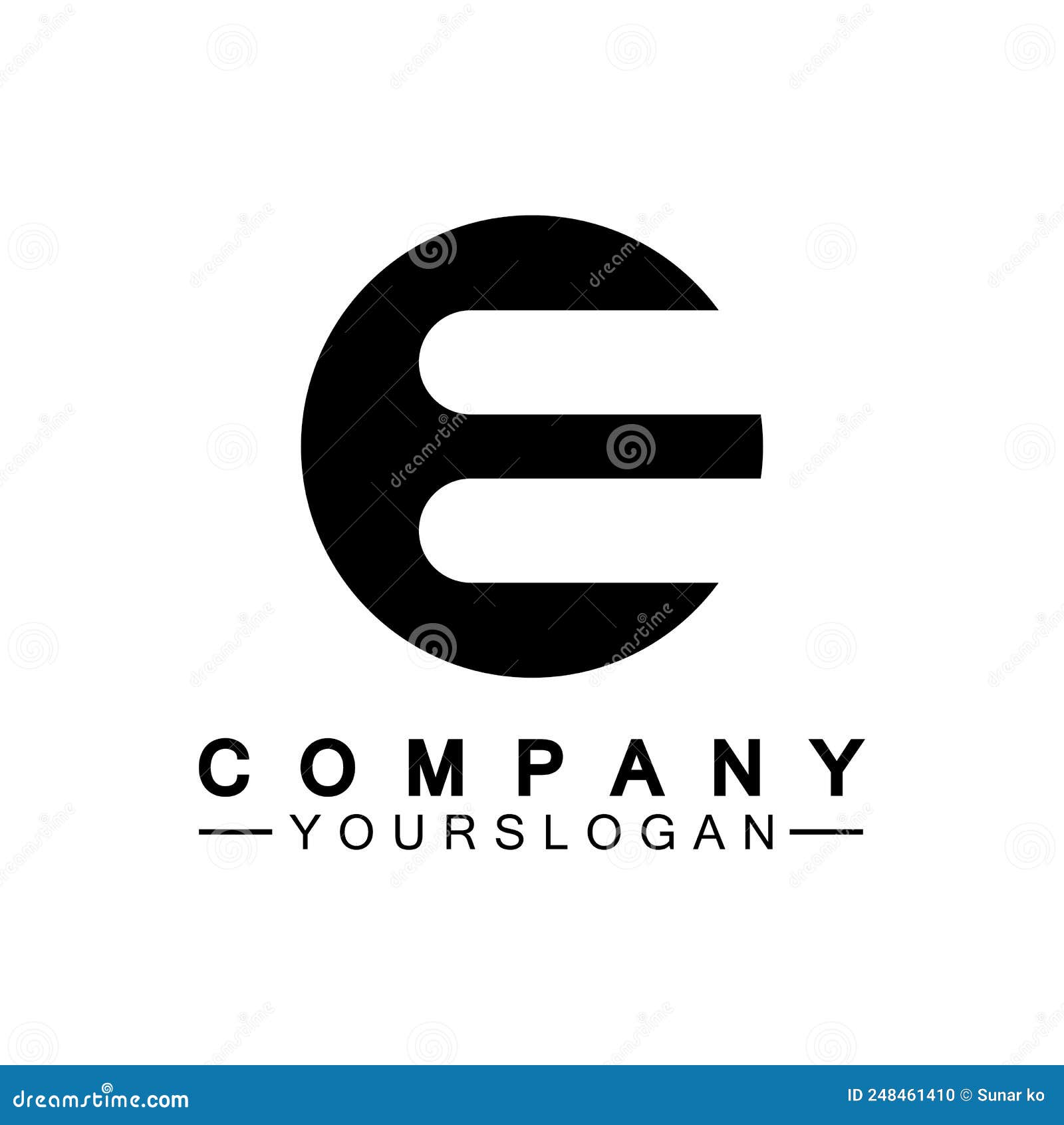E Shaped Logo