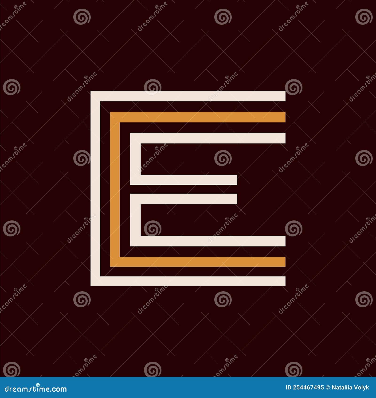 Letter E Logo or Icon Design Stock Vector - Illustration of concept ...