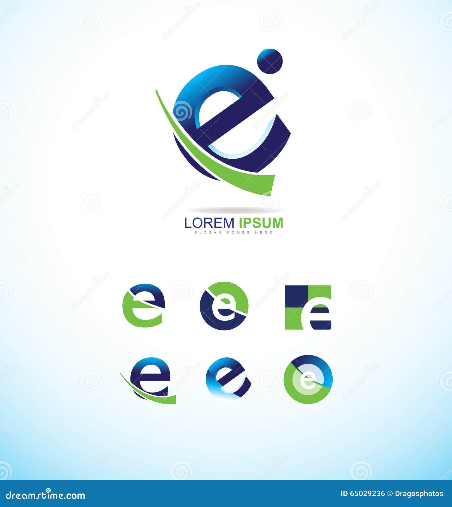 Letter e logo stock vector. Illustration of sign, silhouette - 65029236