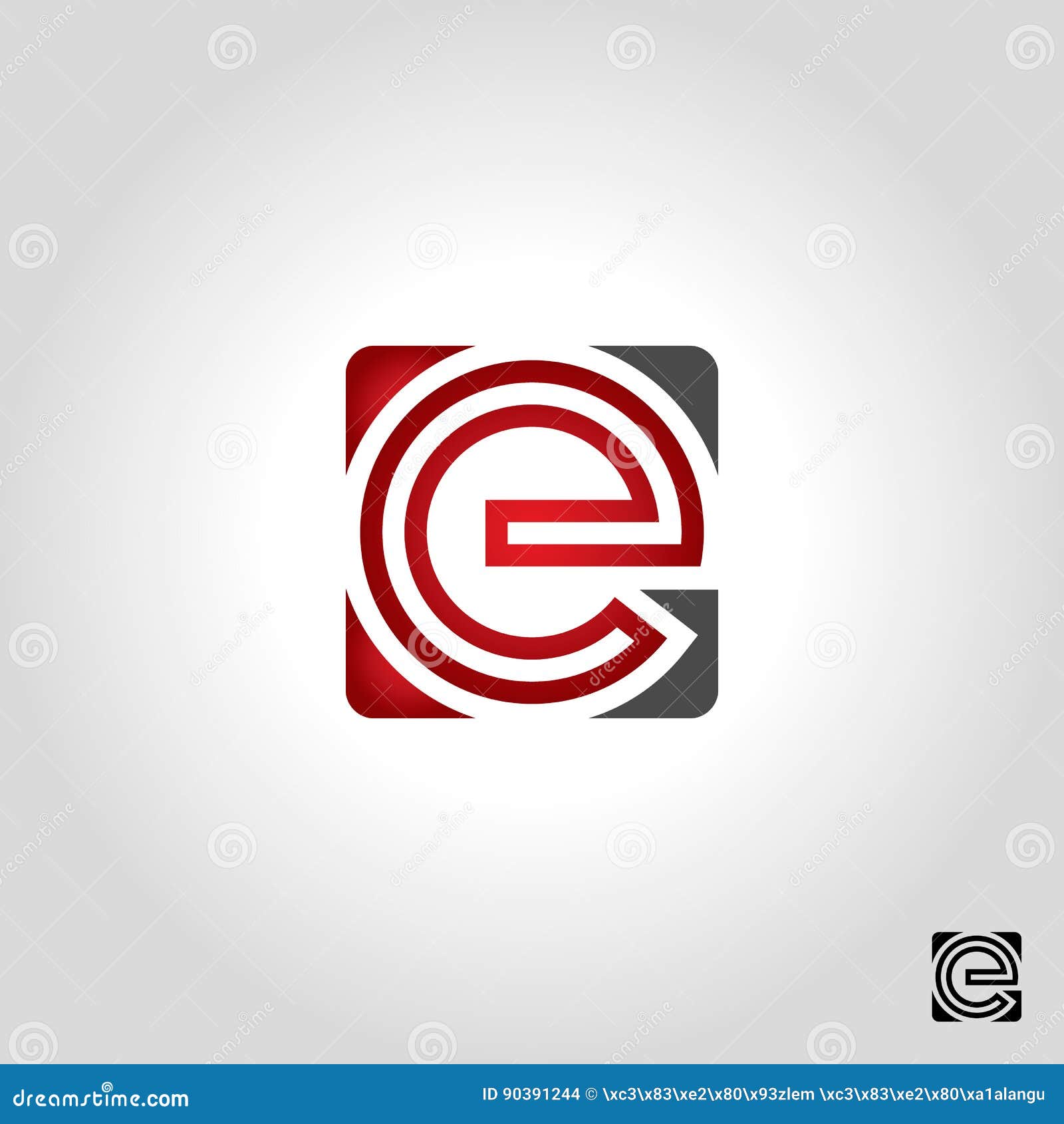 Letter E Logo, Icon and Symbol Vector Illustration Stock Vector ...