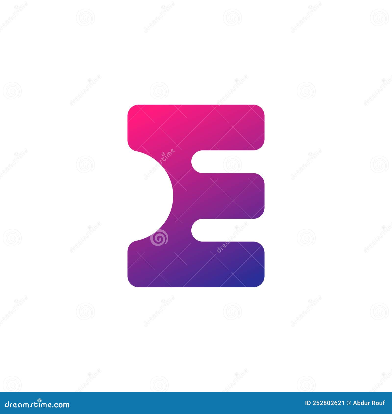 Letter E Modern Logo Design Stock Vector - Illustration of graphic ...