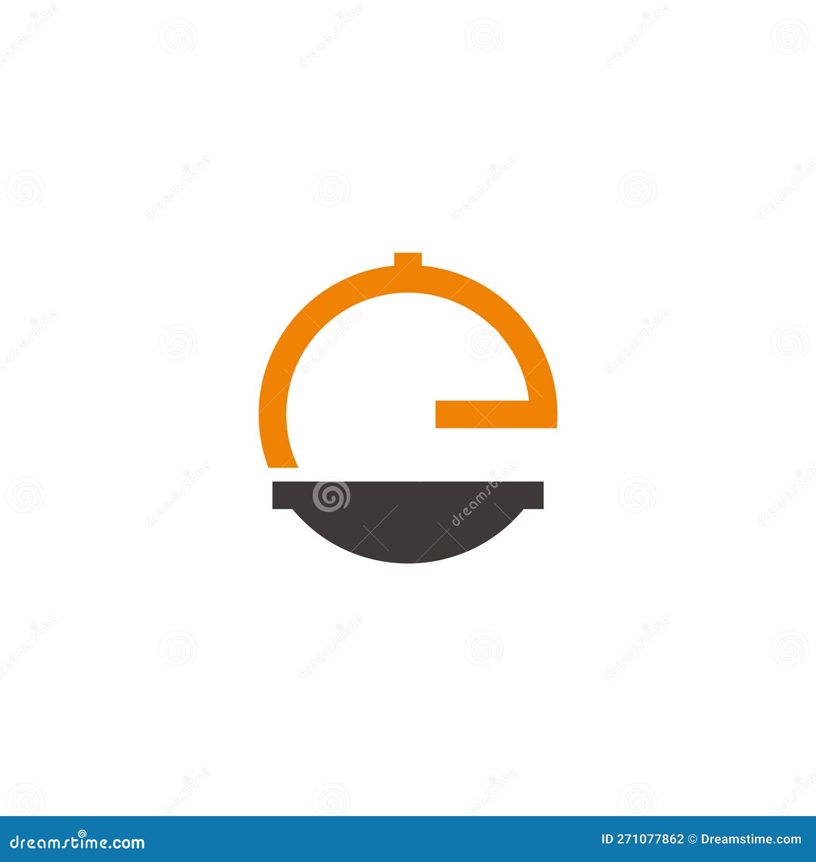 Letter E Movable Food Cover Logo Vector Stock Vector - Illustration of ...