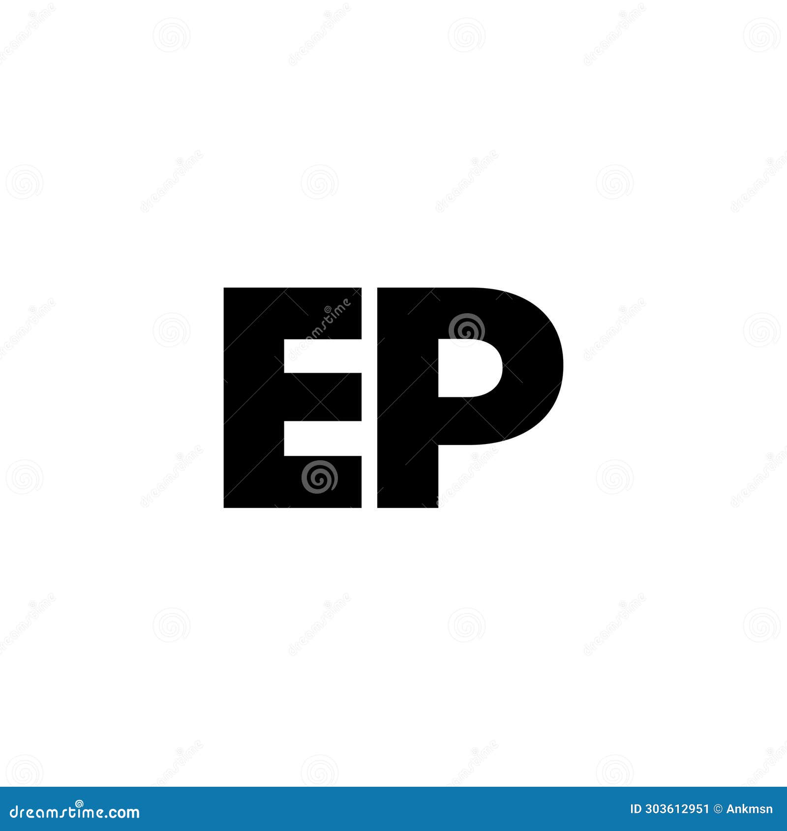 Letter E and P, EP Logo Design Template. Minimal Monogram Initial Based ...