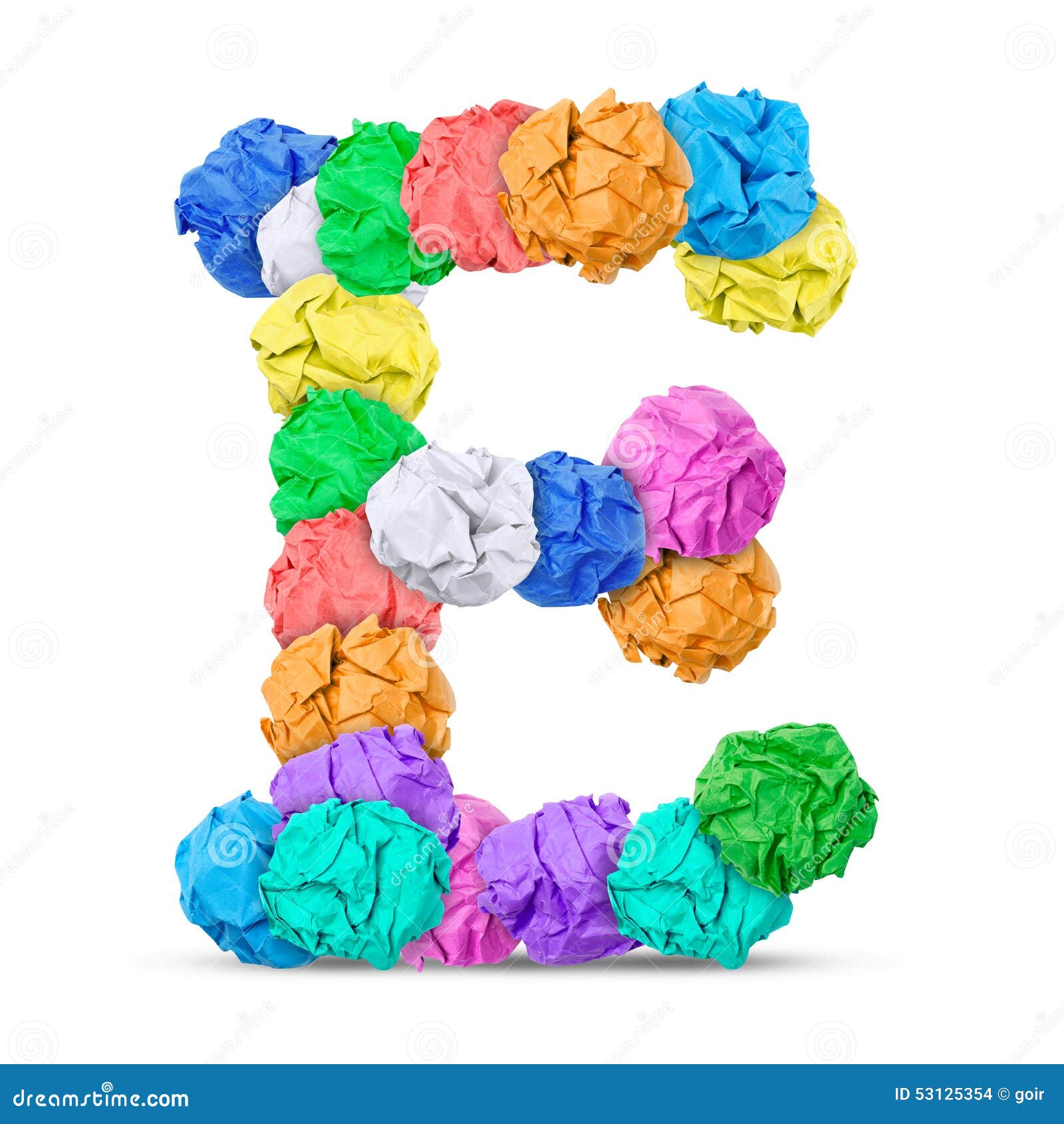 Letter E stock photo. Image of success, object, innovation - 53125354