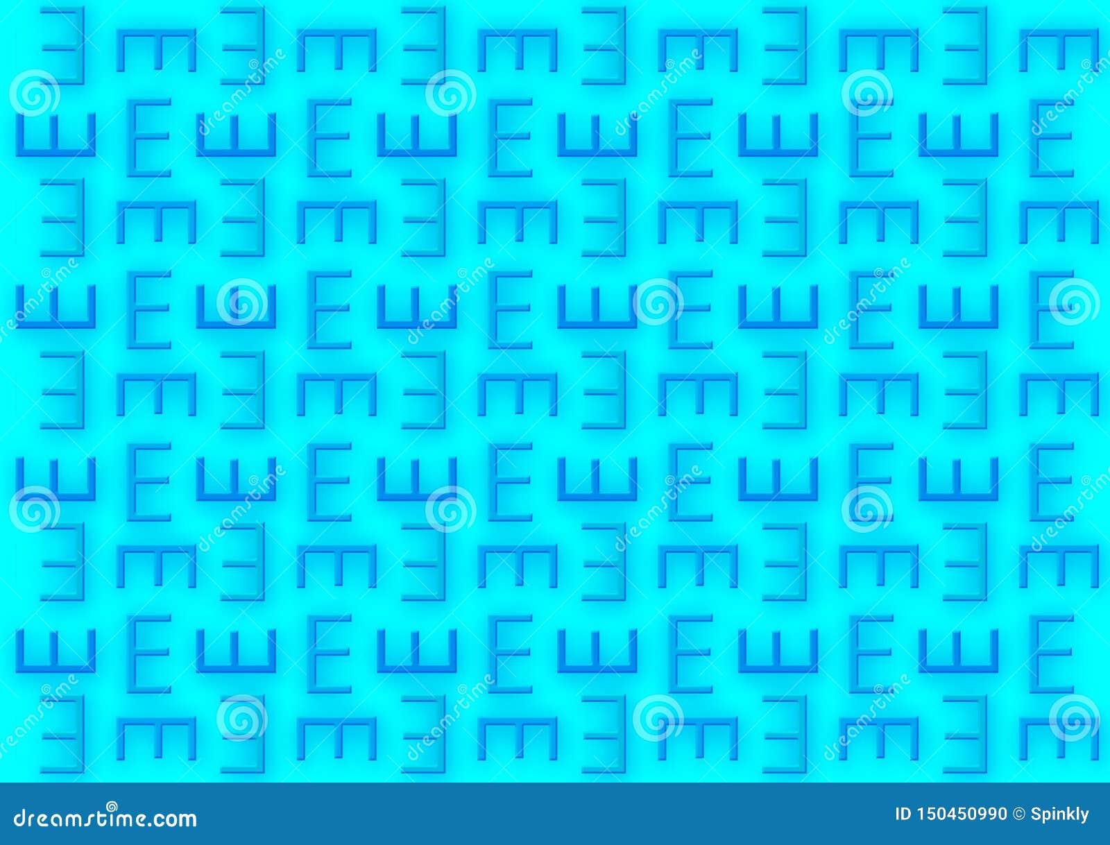 Letter E Pattern in Blue Shades Wallpaper Background Stock Illustration ...