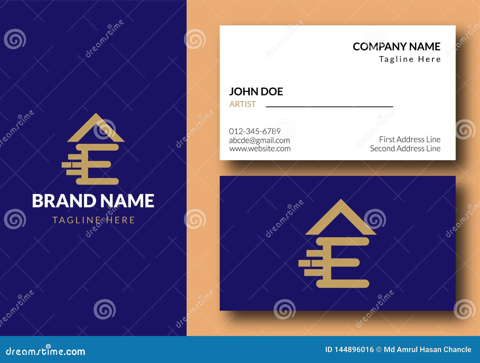 Letter E Real Estate Logo Design - Real Estate Stock Vector ...