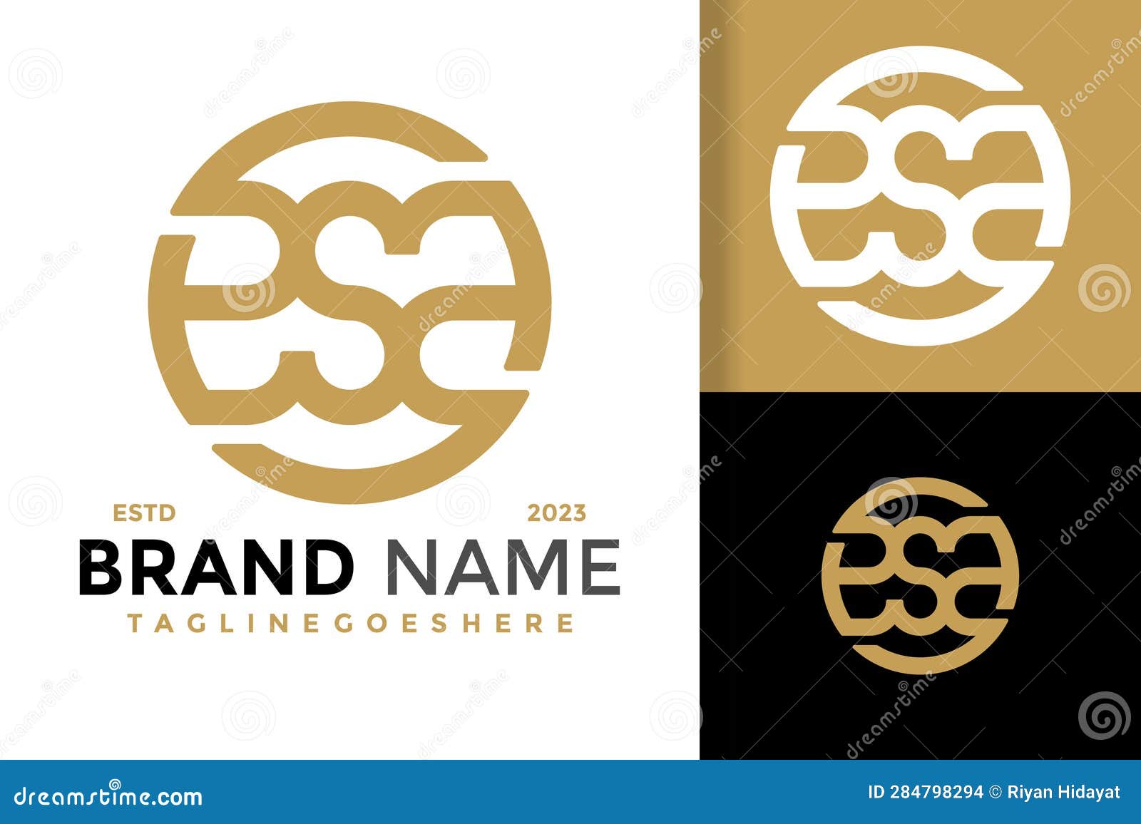 Letter E S a Monogram Logo Design Vector Symbol Icon Illustration Stock ...