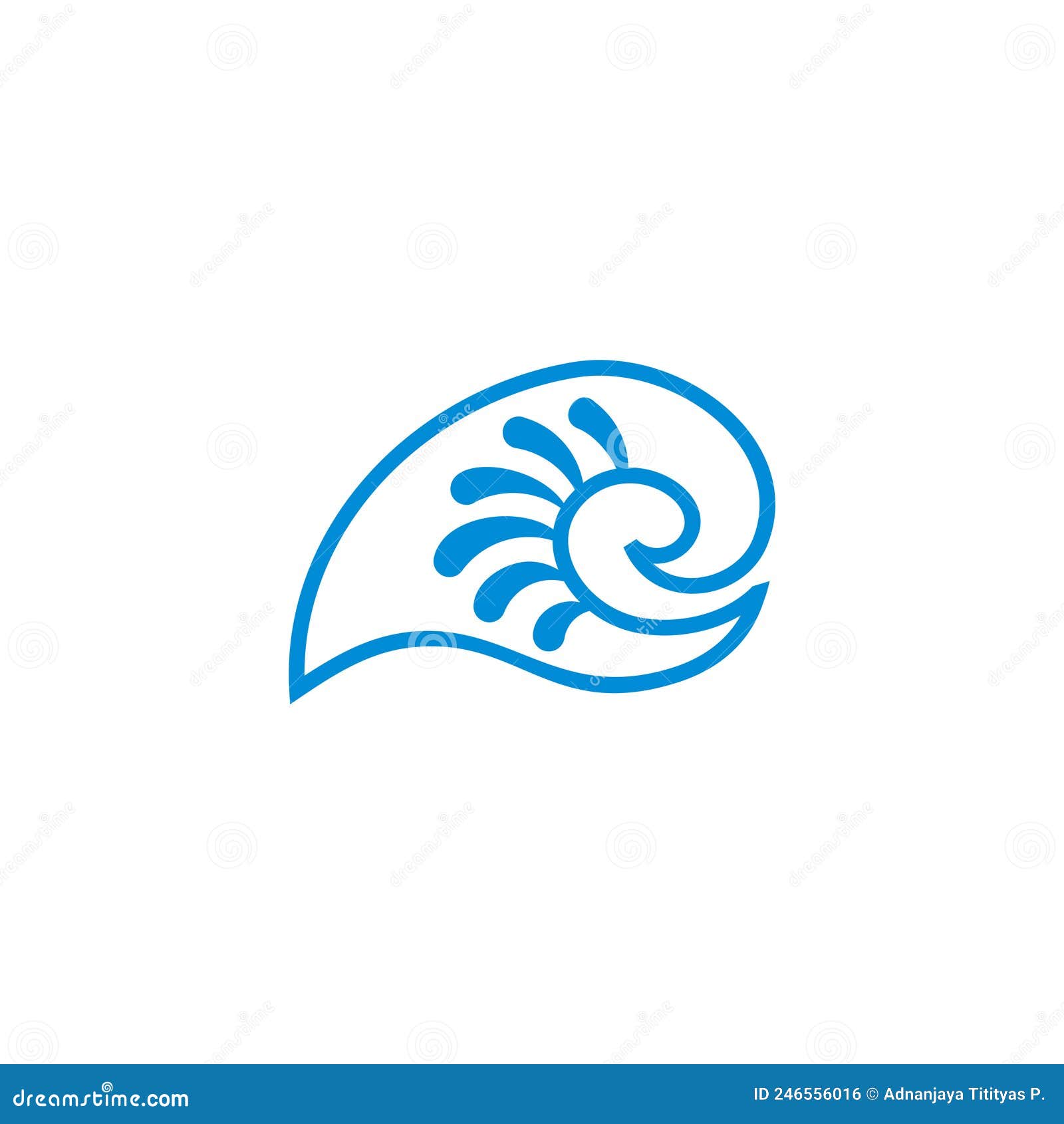 Letter E Swirl Waters Line Symbol Decoration Vector Stock Vector ...