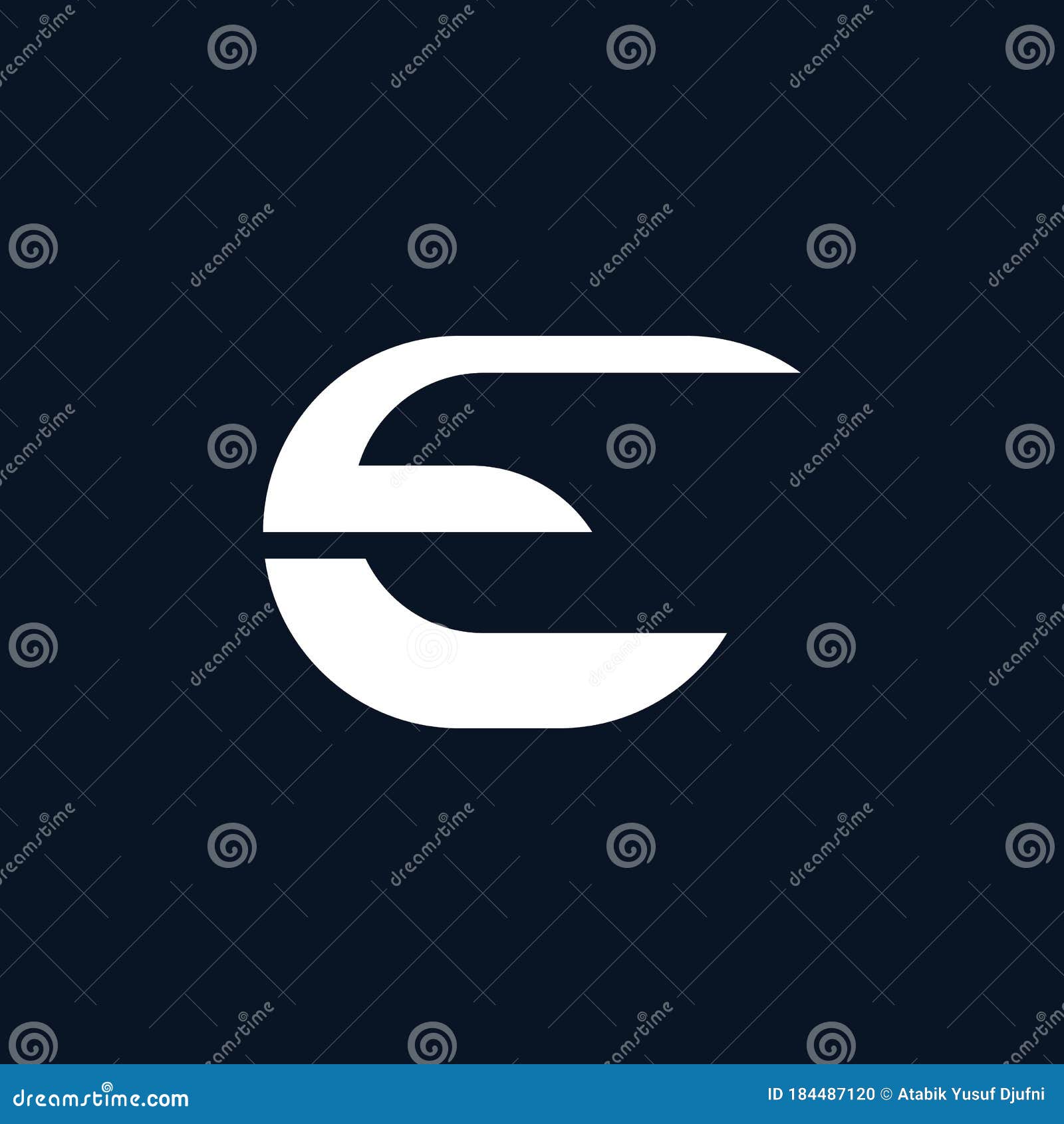 Letter E Symbol Illustration Design Stock Vector - Illustration of ...