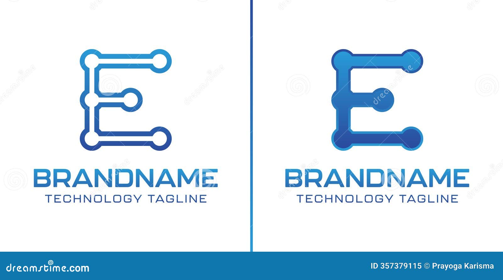 Letter E Technology Logo, Symbolize Progress, Innovation, and Digital ...