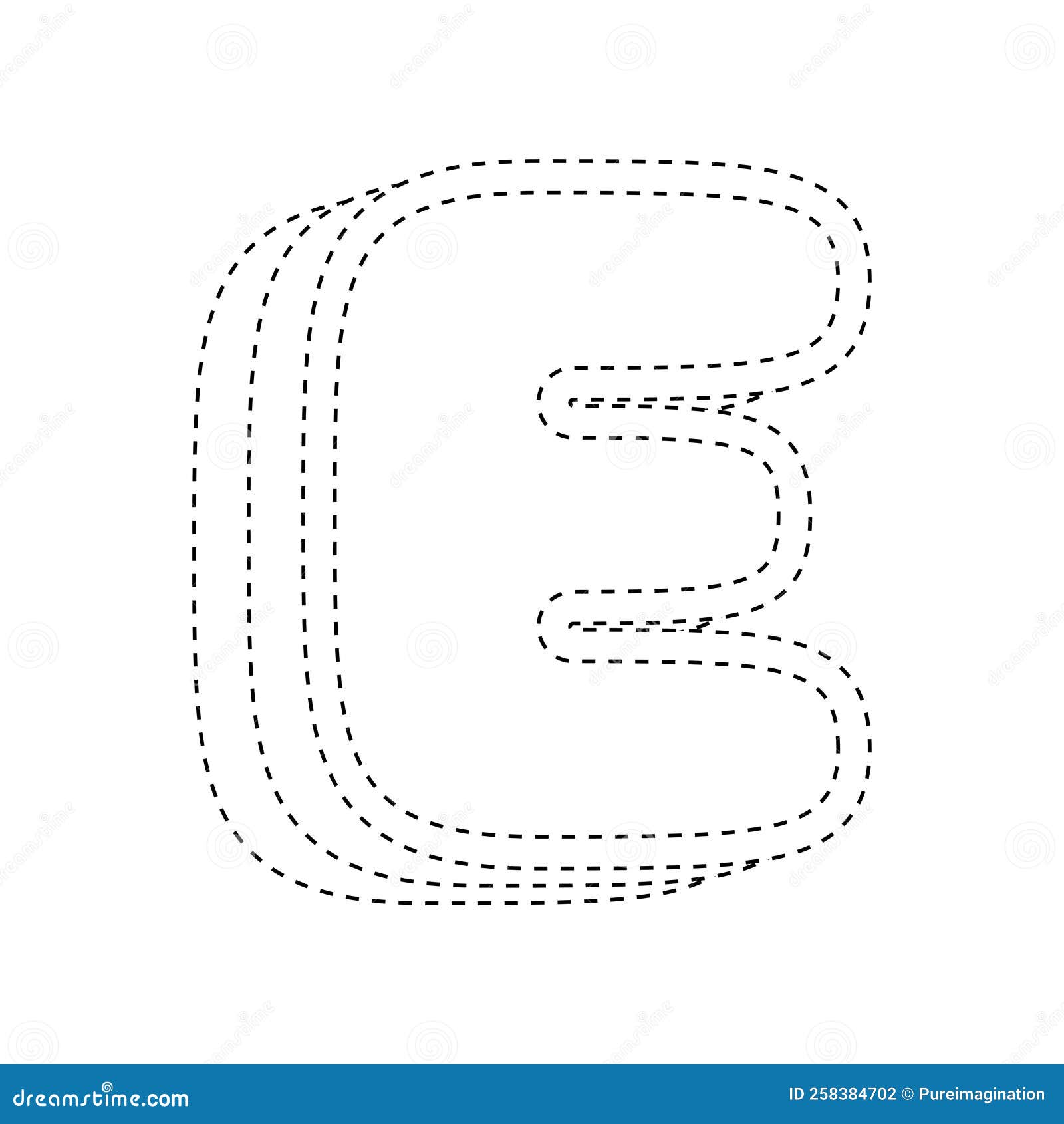Letter E Tracing Worksheet for Kids Stock Vector - Illustration of dash ... Letter E Tracing Worksheet for Kids Stock Vector - Illustration of dash ...