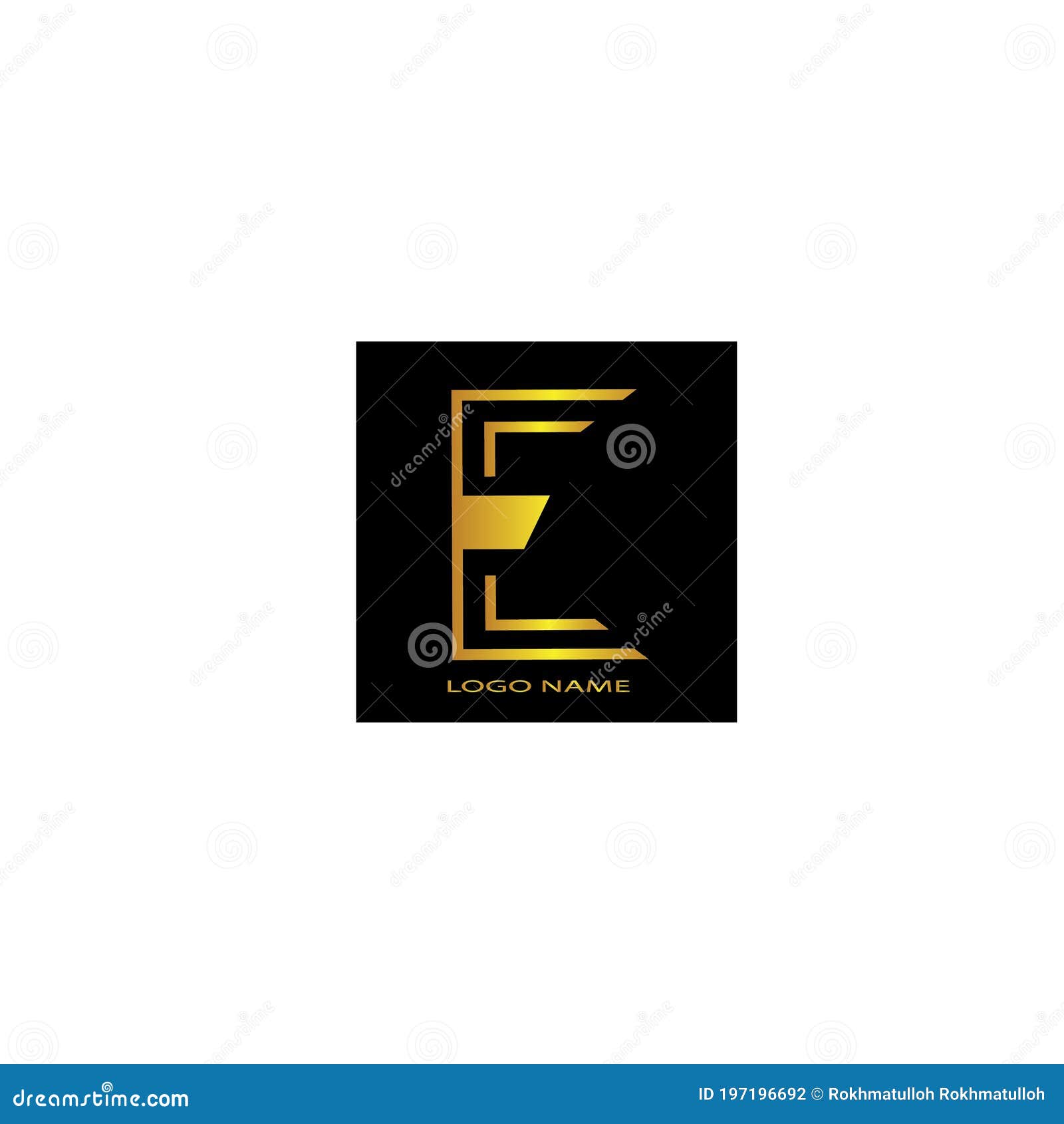 Letter E Unique Logo Vector Design Illustration Stock Vector ...