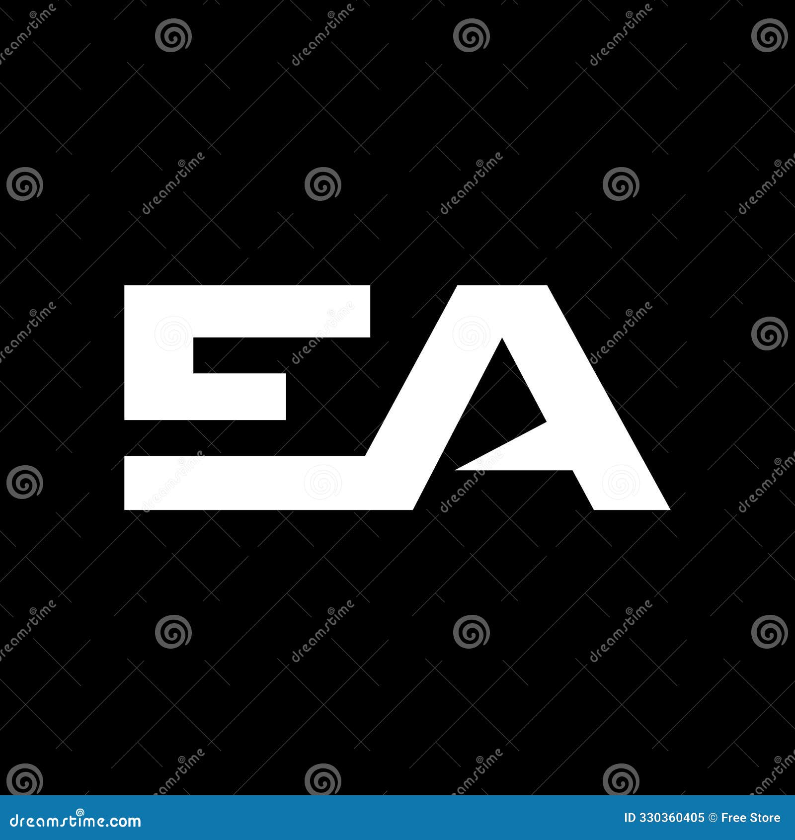 Letter EA Monogram Geometric Simple Business Icon Creative Design Logo ...