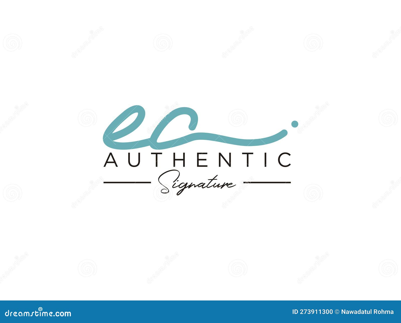 Letter EA Signature Logo Template Vector Stock Vector - Illustration of ...